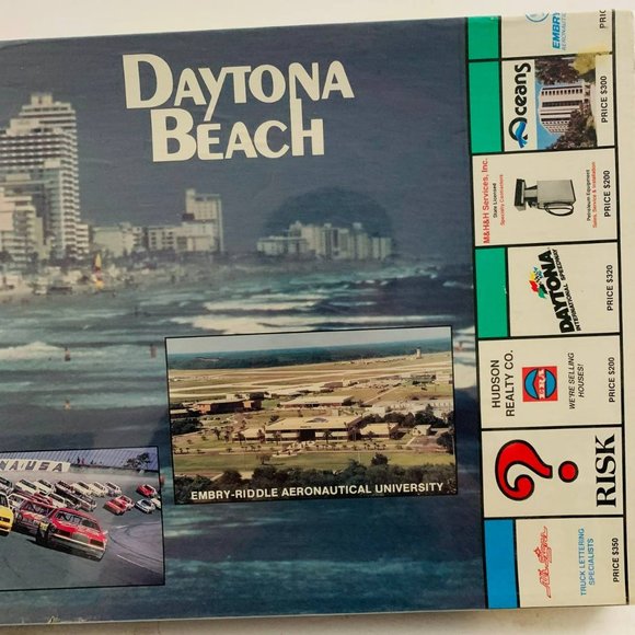 Late for the Sky | Games | Vintage Monopoly Daytona Beach Board Game ...